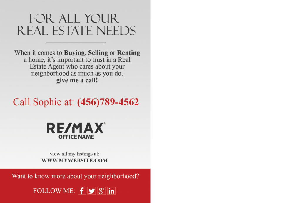 Remax Postcard 19 - Remax Postcards